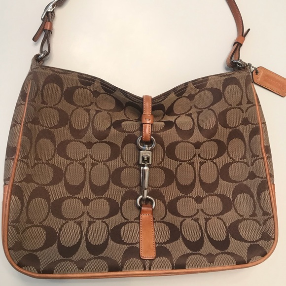 Coach | Bags | Authentic Coach Signature Handbag | Poshmark